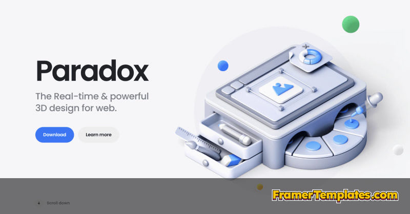 3D – Framer Templates & Components
